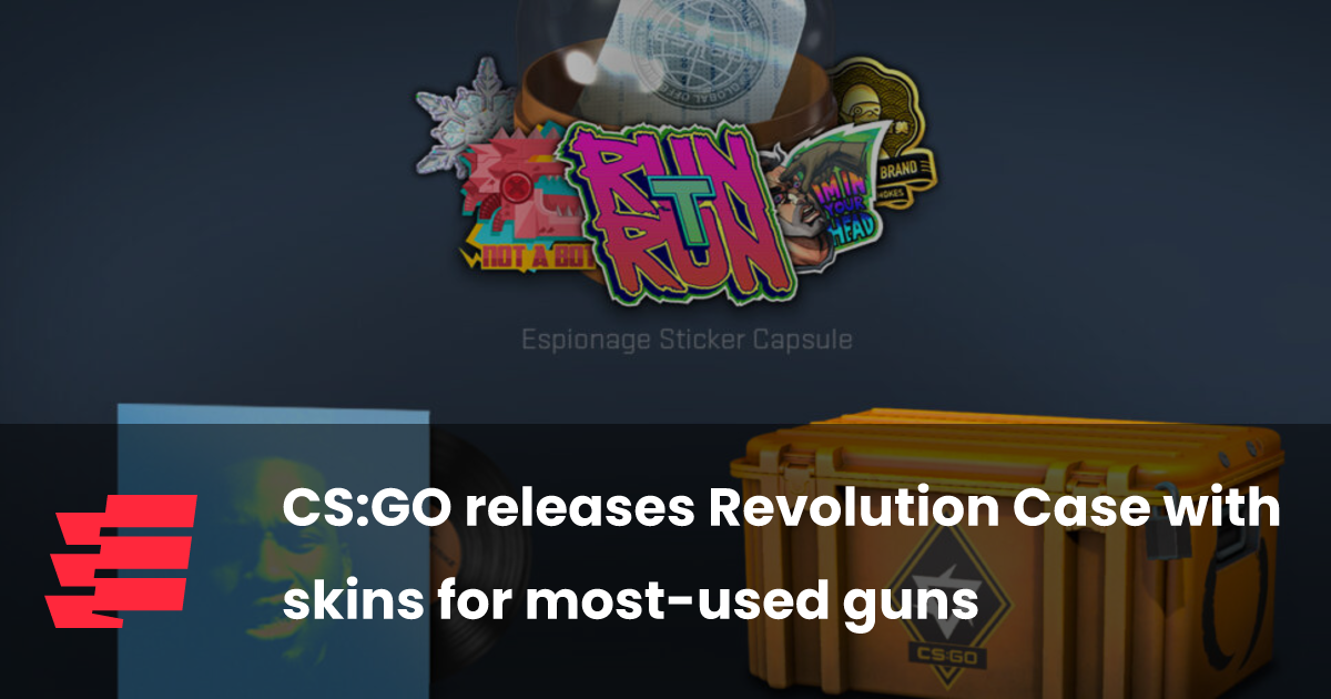 CS:GO releases Revolution Case with skins for most-used guns | esports.gg